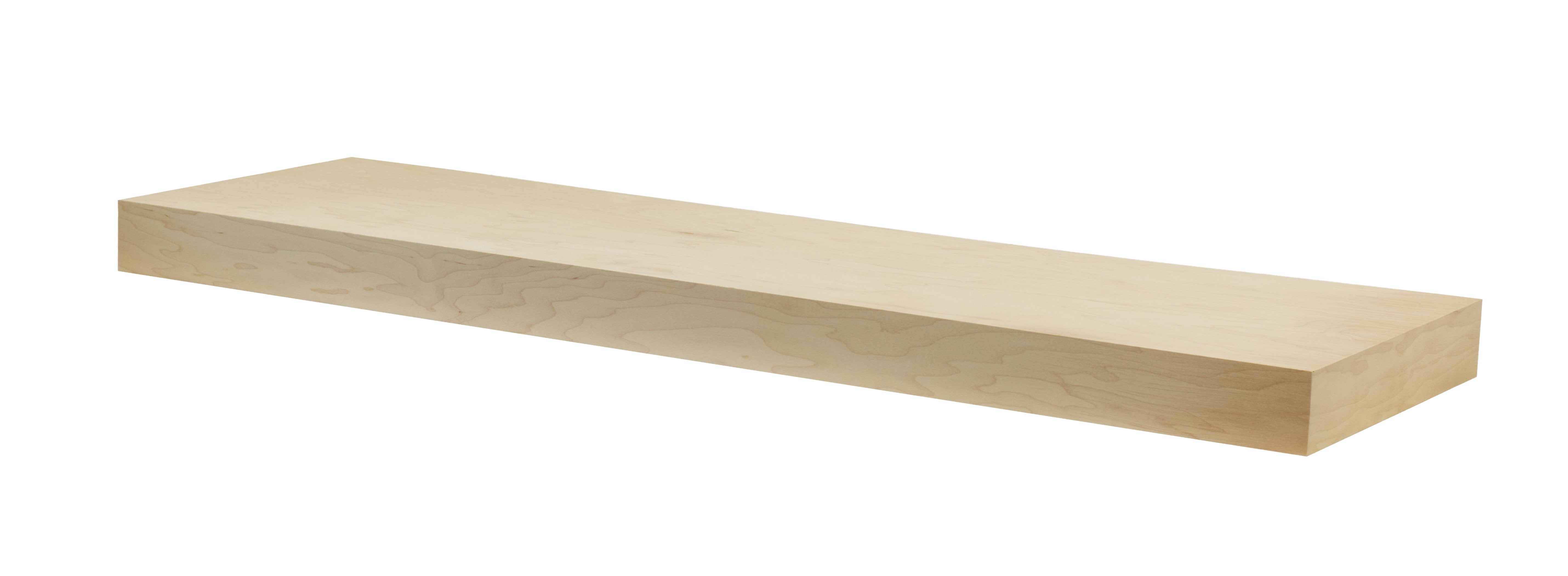 27" Unfinished PLY-LOC Shelf – Bracket & Burl